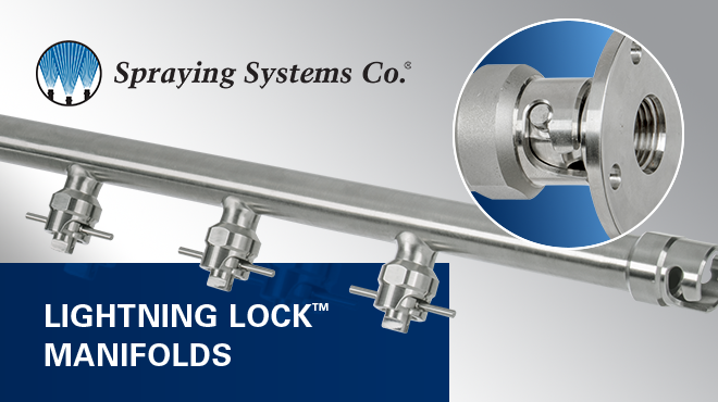 Lightning Lock Manifolds, B808 | Spraying Systems Europa