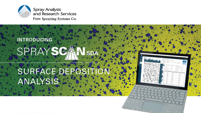 SprayScan-SDA Surface Deposition Analysis, B805 | Spraying Systems EMEA