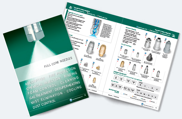 Download the FullJet® Full Cone Spray Nozzles Catalog | Spraying Systems Limited - UK
